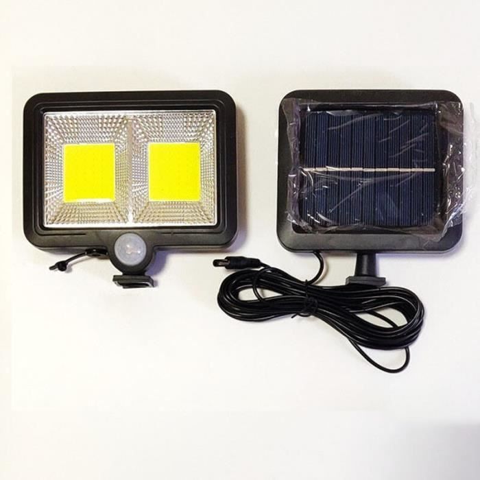 108 COB -Lampe solaire à 160 Cob avec détecteur de mouvement ...
