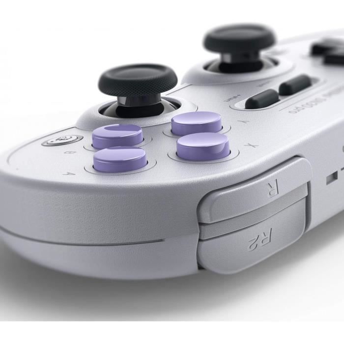 Manette Gamepad bluetooth grise 8Bitdo SN30 Pro pour Switch - Cdiscount ...
