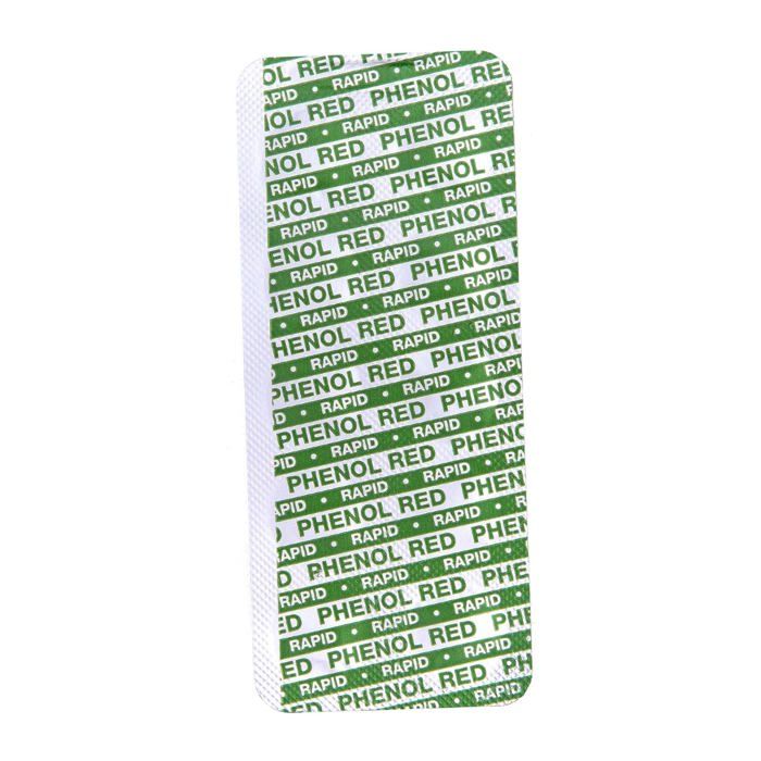 100 pastilles Phenol Red pour l'analyse des piscines - Testeur pH de l ...