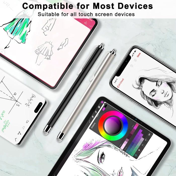 Stylet écran tactile universel 3-pack-KAL-pour iPad/Iphone/Android ...