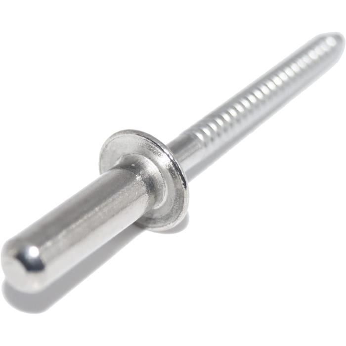Lot De 100 Rivets D'Étanchéité En Acier Inoxydable A2 (V2A) Avec Tête ...