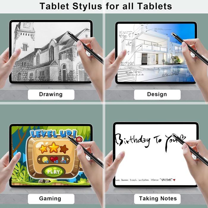 Stylet écran tactile universel 3-pack-KAL-pour iPad/Iphone/Android ...