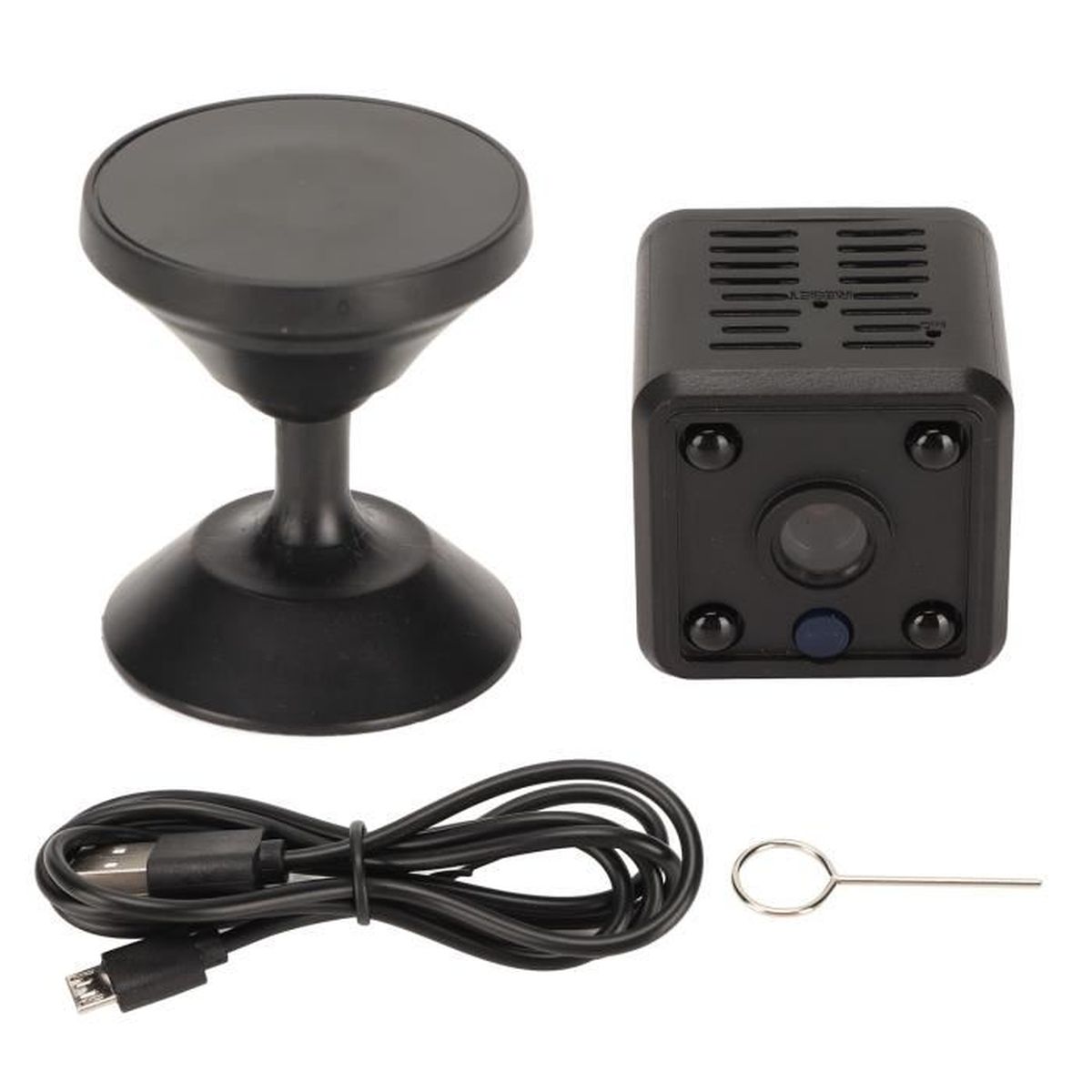 YUI mini caméra WiFi Mini caméra sans fil WiFi 160 degrés objectif ...