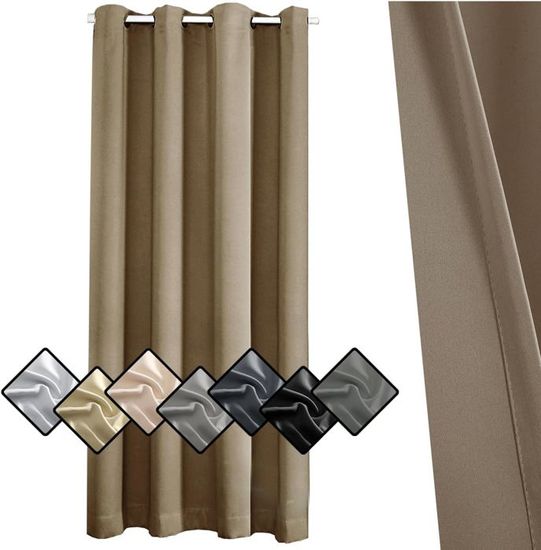 Rideau Occultant Thermiques 120X140Cm, Rideau Occultant Sans Percage ...