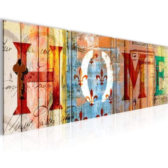 Tableau Set Home Tableau Decoration Murale Salon Xxl Coloré Moderne ...