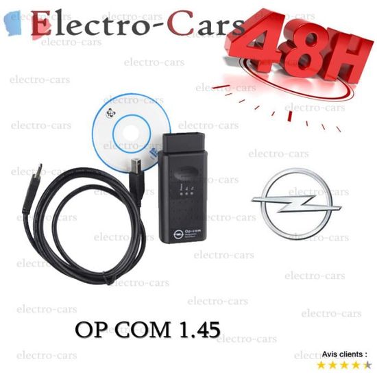 Opel op com 1.45 Interface diagnostique - Cdiscount Auto