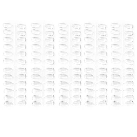 GOTOTOP Bâtons d'échantillon d'ongle 120 Pcs Transparent Nail Swatch ...