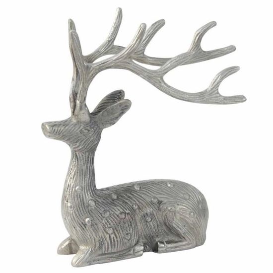 Renne de Noël en Aluminium - Objet de décoration - Cdiscount Maison