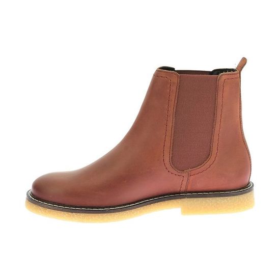 Bottines Cuir Kickers Kick Lorel - Rouge/Terre-Cuite Rouge/terre-cuite ...