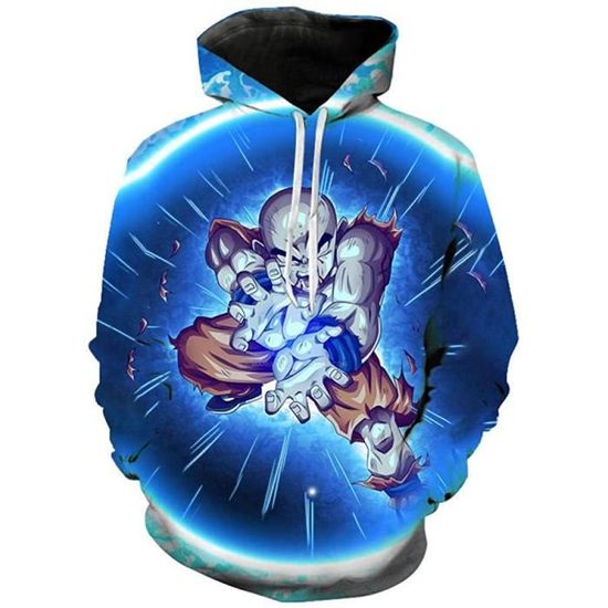 Nouveau Dragon Ball Z Goku Hoodies DBZ Strong Goku 3D Imprimé Sweat ...