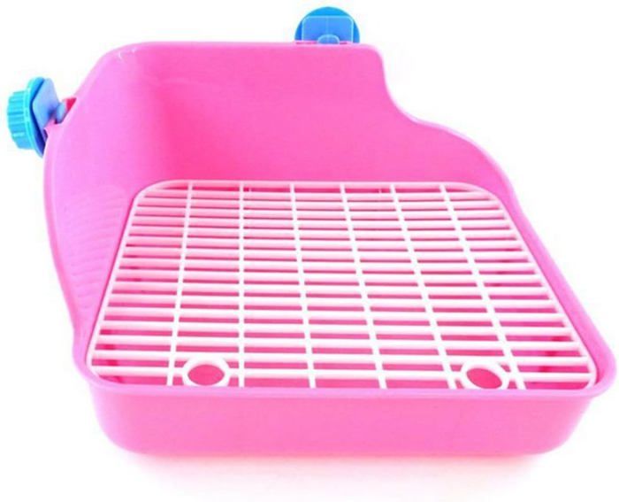 Bac Litière de Lapin Maison de Toilettes pour Lapin Hamster Rat ...