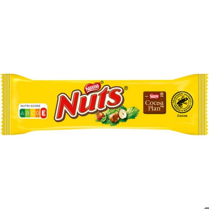 Nestlé Barre chocolatée Nuts 42 g x 24 - Cdiscount Au quotidien
