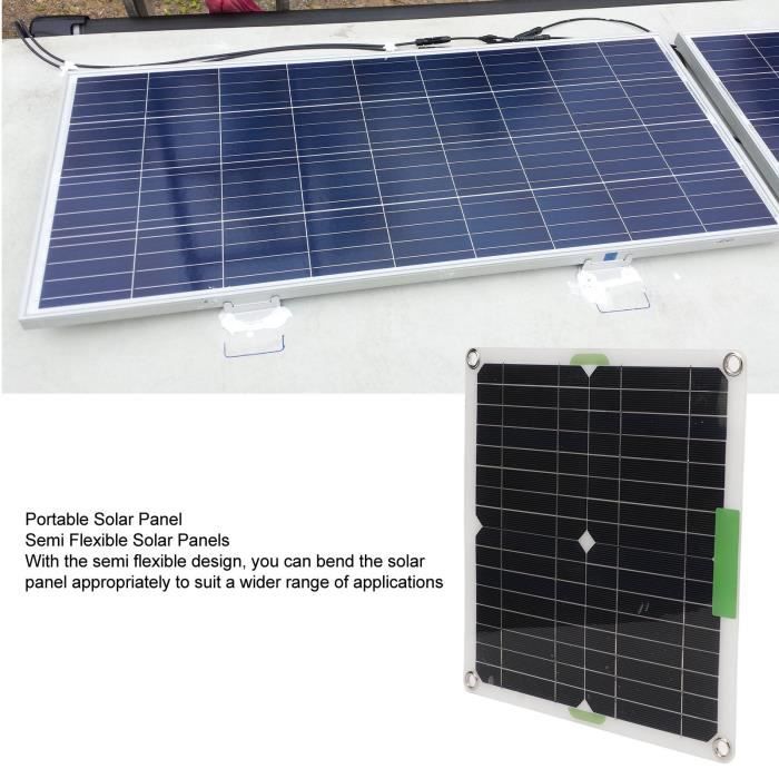 Akozon Panneau Solaire Monocristallin Taux de conversion élevé monocristallin du panneau solaire ...