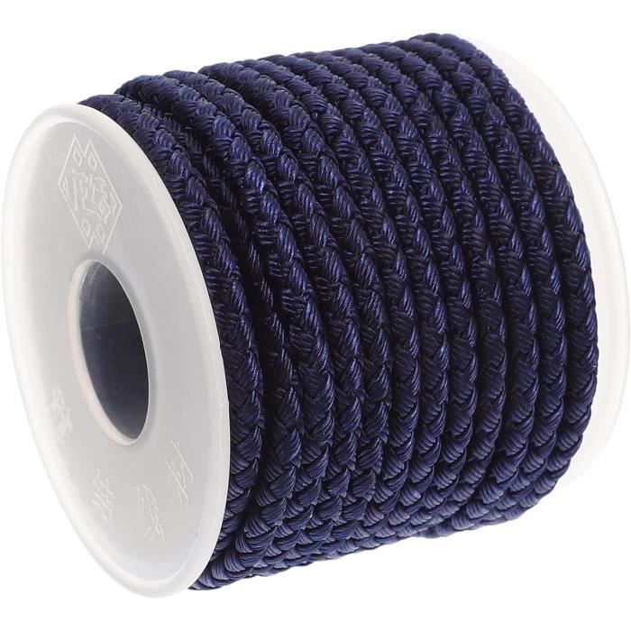 1 Rouleau De Corde Tressée Ficelle Extensible Pour Bracelets Ficelle De ...