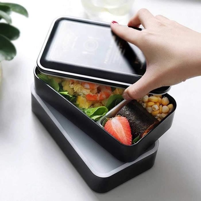 Lunch Box 1100Ml 2 Couches Bento Box Light Eater Bento Box Fitness ...