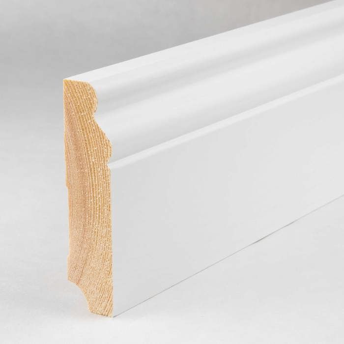 PROVISTON Plinthes Profilé berlinois 19 x 80 x 2500 mm Bois massif Pin ...