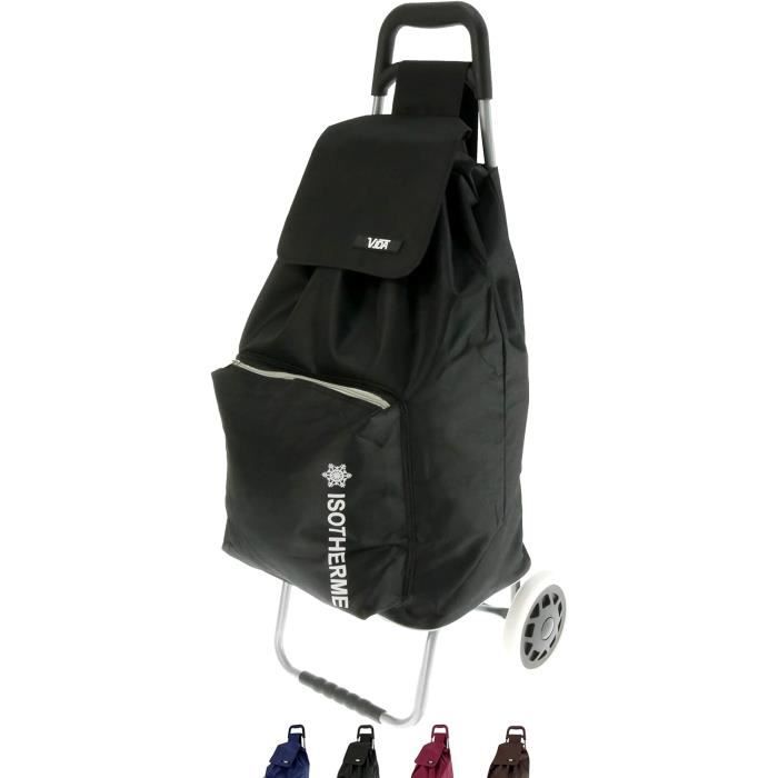 Chariot De Courses Cv605 2 Roues Poche Isoterme Leger Pratique Solide ...