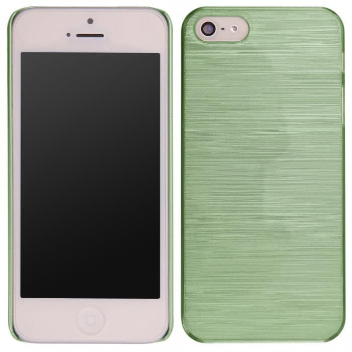 Coque verte rigide effet metallic pour iphone 4/4s - Cdiscount Téléphonie