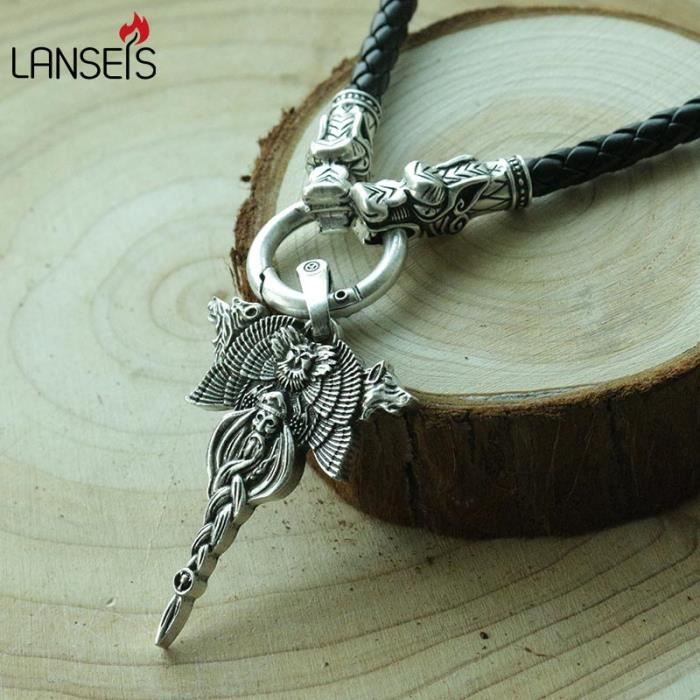 Pendentif Kolovrat-symbole esclave viking atelier d'amulettes «VELES ...