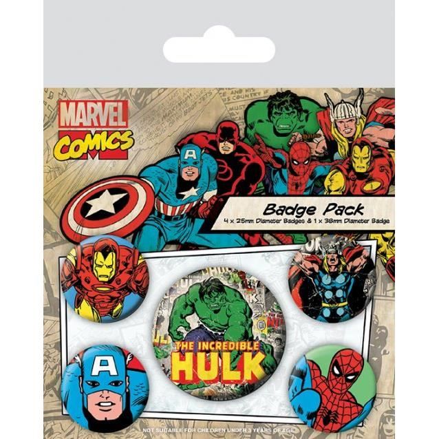 Pack de Badges - Marvel - Hulk - Design innovant - Disponible en ...