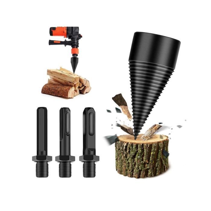 Foret de Fendage de Bois - 42mm - Acier au carbone - 3 douilles - Haute ...