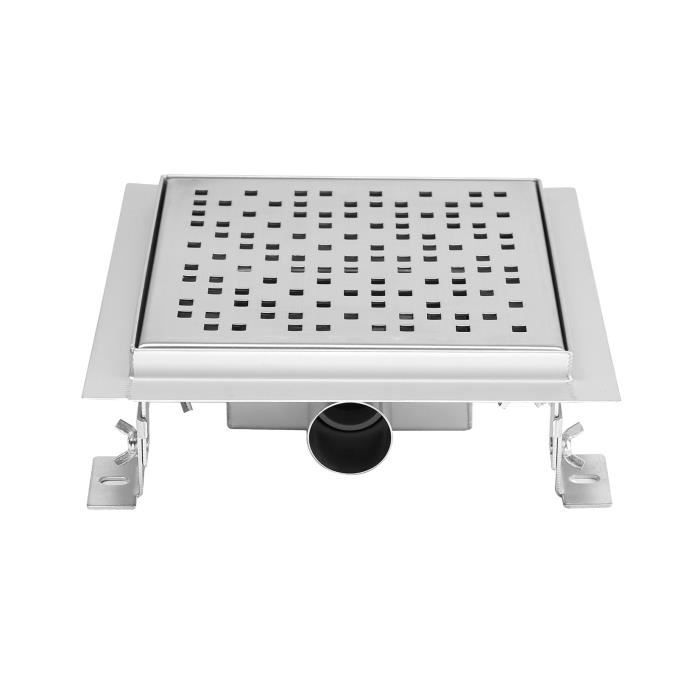 Bc-elec - Q15-15 Caniveau de douche en inox carré 15cm, sterfput de ...