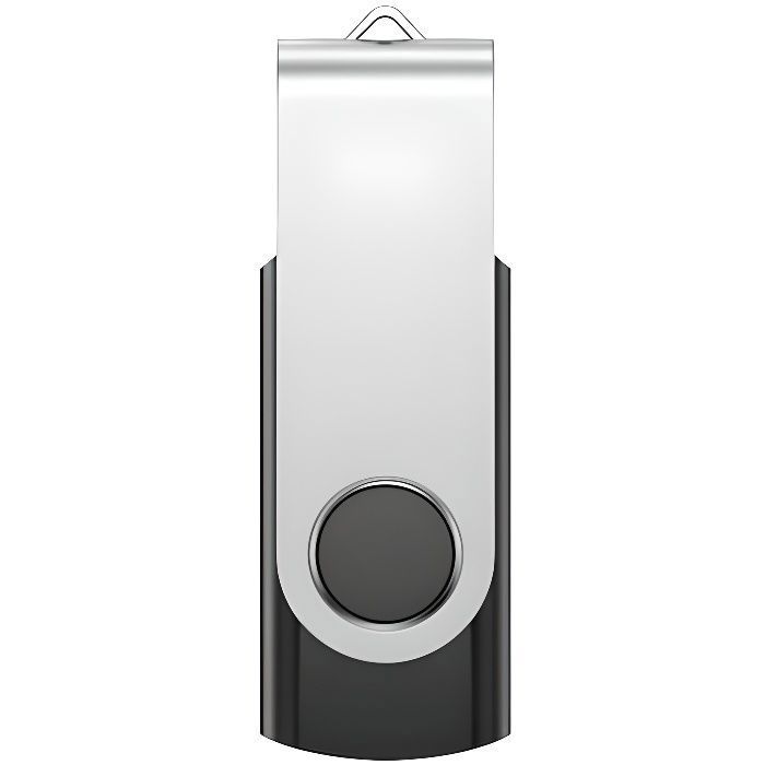 Clé USB 2.0 - NOIR - 128 Go - Stockage Rotation Disque Mémoire Stick ...