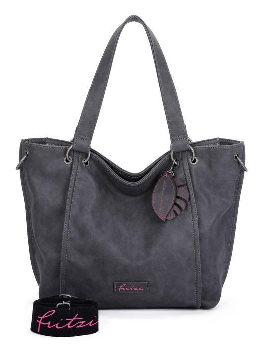 Fritzi aus Preußen Sac shopper anthracite noir pour femme - Eco ...