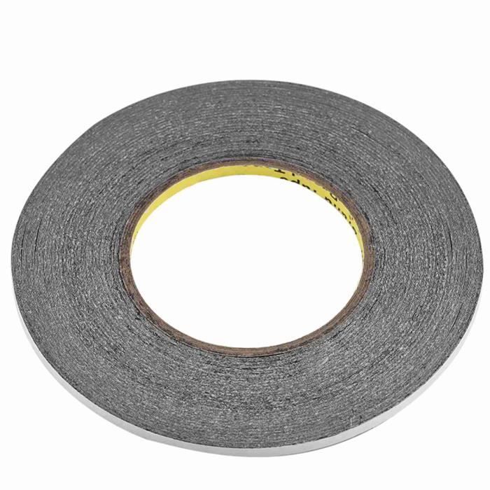 Colle adhésive - OMABETA - Double face noire - 50 m - 5 mm - Résistante ...