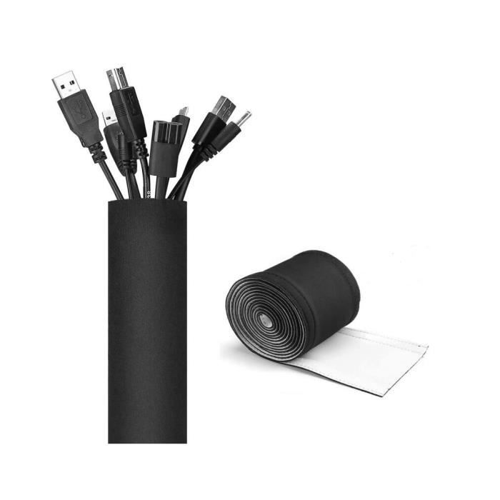 10CM*150cm Cache-Câble Flexible / Rangement de Câble Cacher Les Fils ...