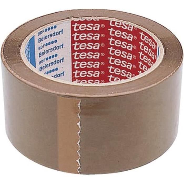 Ruban adhésif d'emballage - TESA - 4024 - PP 50 mm x 66 m - Colle sans ...
