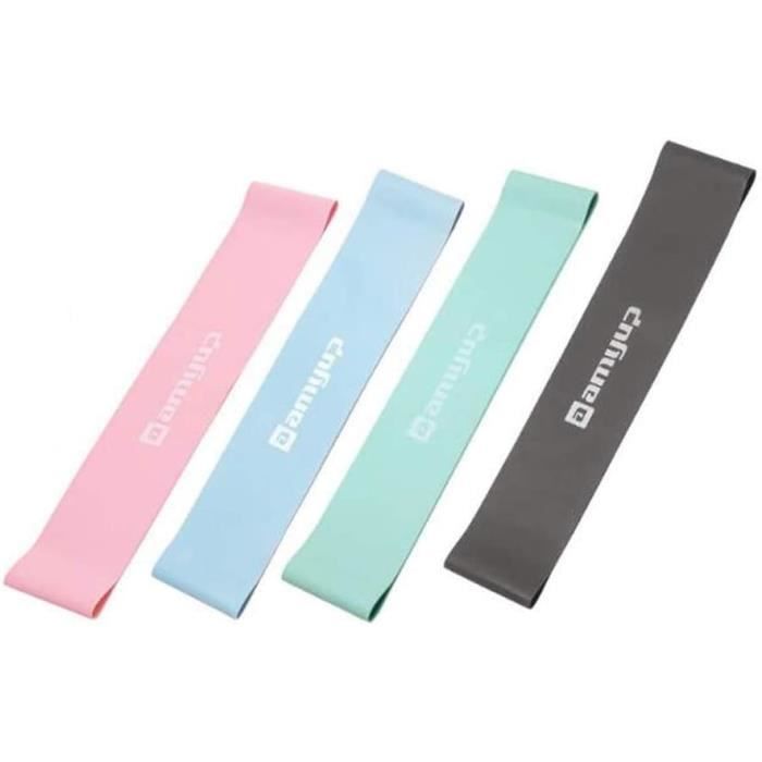 Set Of 5 Resistance Loop Bands, Yoga Resistance Tension Bands, Workout ...