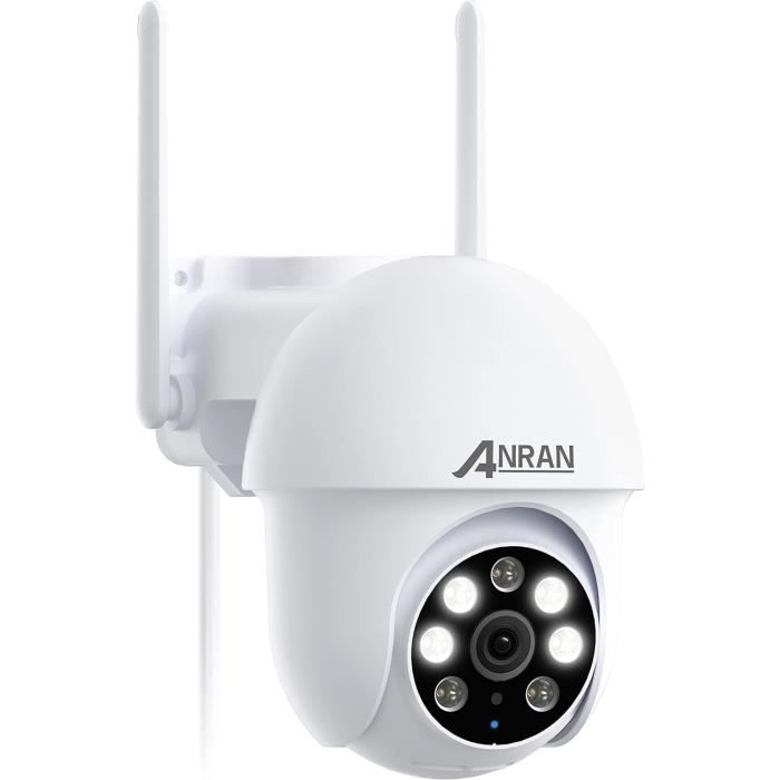 5Mp Caméra Surveillance Wifi Extérieure, 360° Ptz Caméra Ip Avec Suivi ...