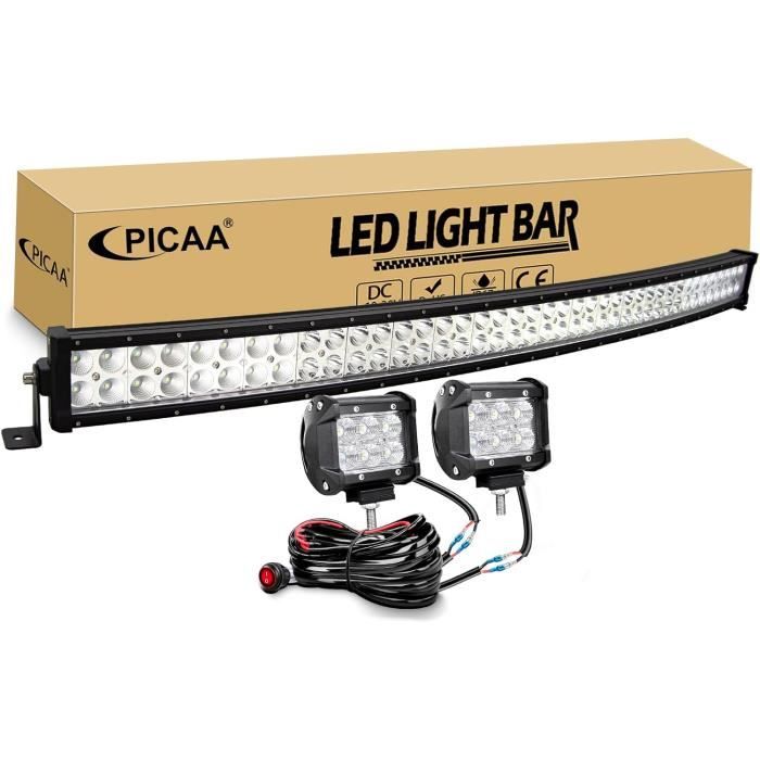 Barre LED Voiture Offroad Aimant PICAA Led Barre Lumineuse Triple ...
