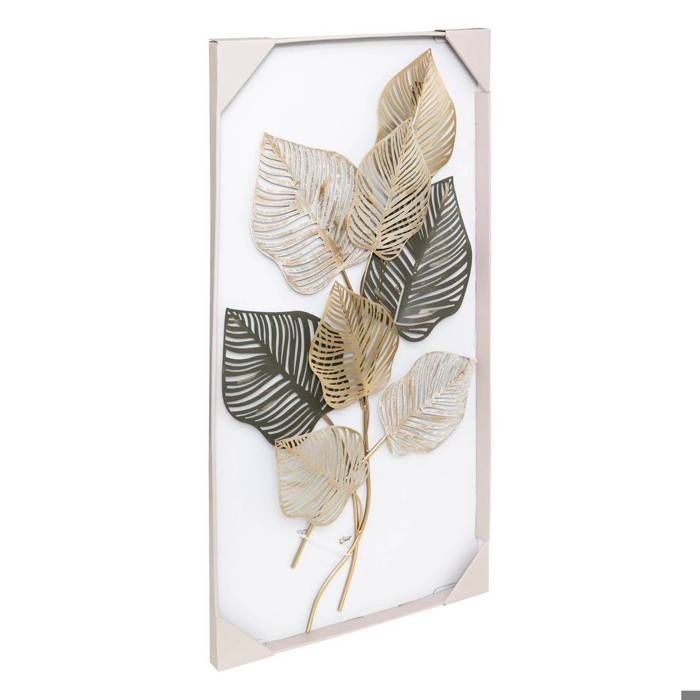 Déco murale Nadia métal doré noir 100x53cm - Atmosphera Créateur d ...