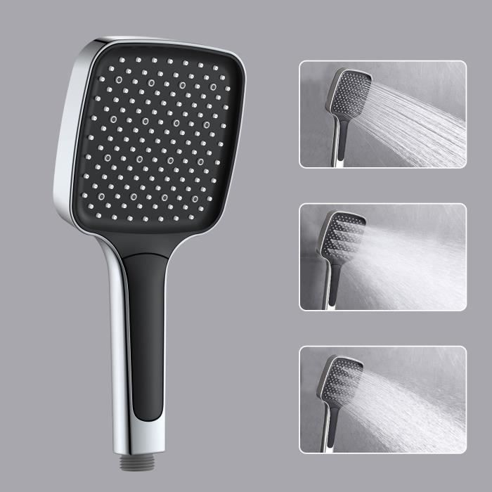 Pommeau de Douche - SUMERAIN - S4365-BC-WH-CD - Chromé - Flexible 150 ...