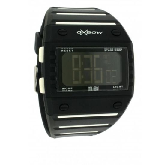 Montre OXBOW homme bracelet silicone noir cadra… Noir, - Achat/vente ...