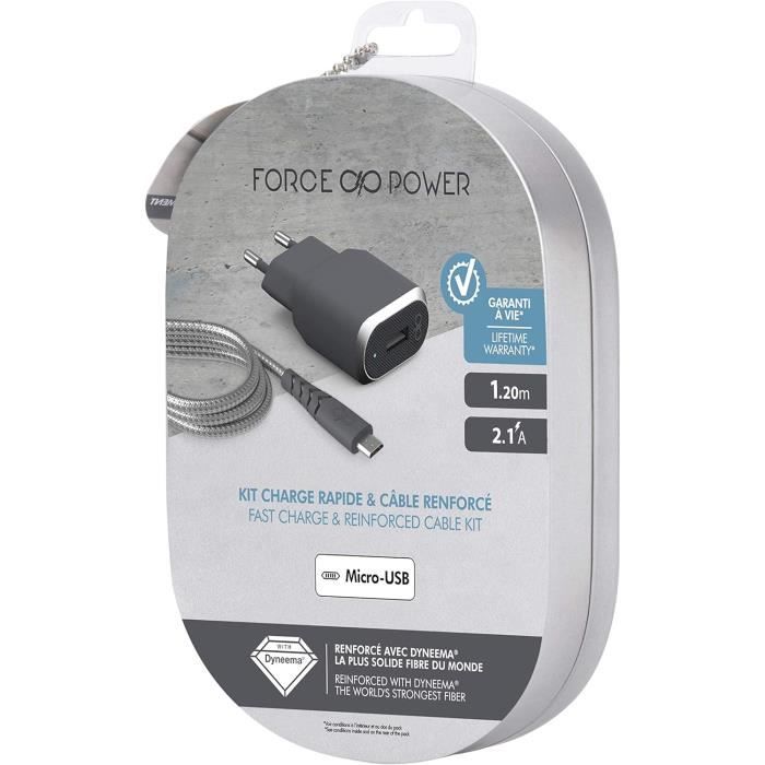 Bigben Connected Kit de Chargeur Secteur-Câble renforcé USB-Micro.[Z1933] - Cdiscount Informatique