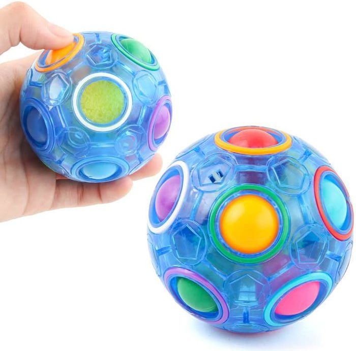 Magic Rainbow Ball Puzzle Fidget Speed Cube Jouet ducatif Remplissage ...