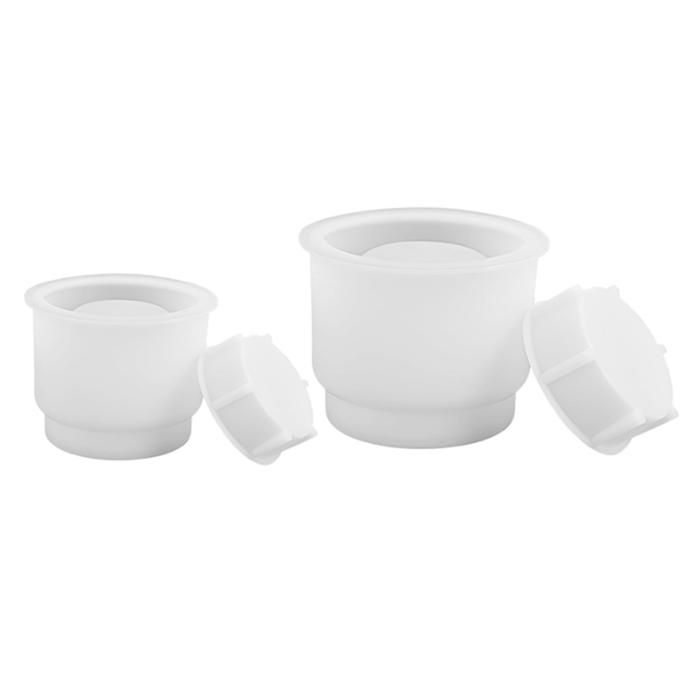Moule en Silicone pour Pot, Moule en RéSine avec Couvercles, 2 ...
