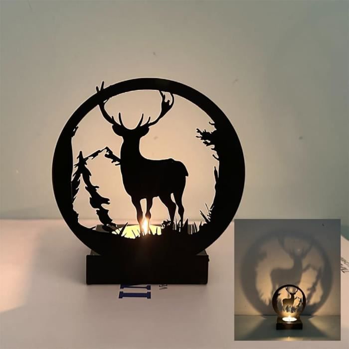 Photophore Décoratif En Métal En Forme D'Animal - Support De Bougie ...