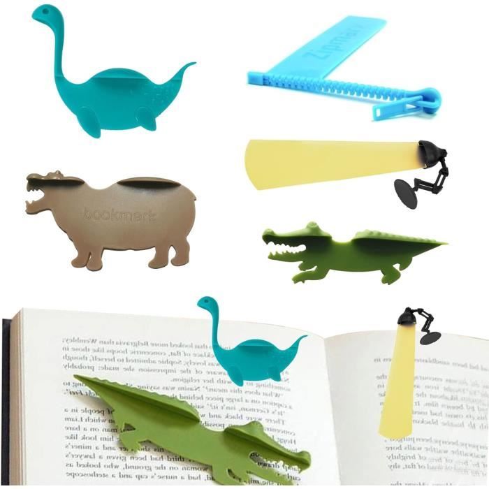 5 Pièces Marque Page 3D Animaux Marque Page Original,Marque Page ...