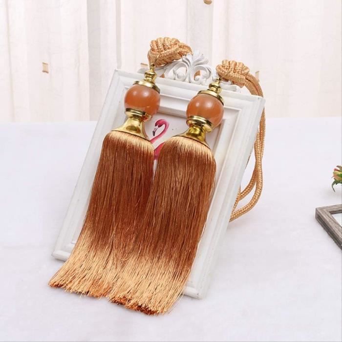 Embrasse Pour Rideaux Aimanté Polyester Soie Rideau Bandage Ronde Jade ...