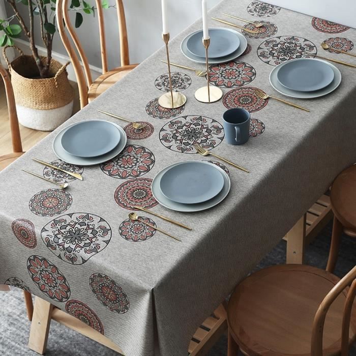Linge de Table,Nappe en PVC de Style scandinave, décoration de Table en ...