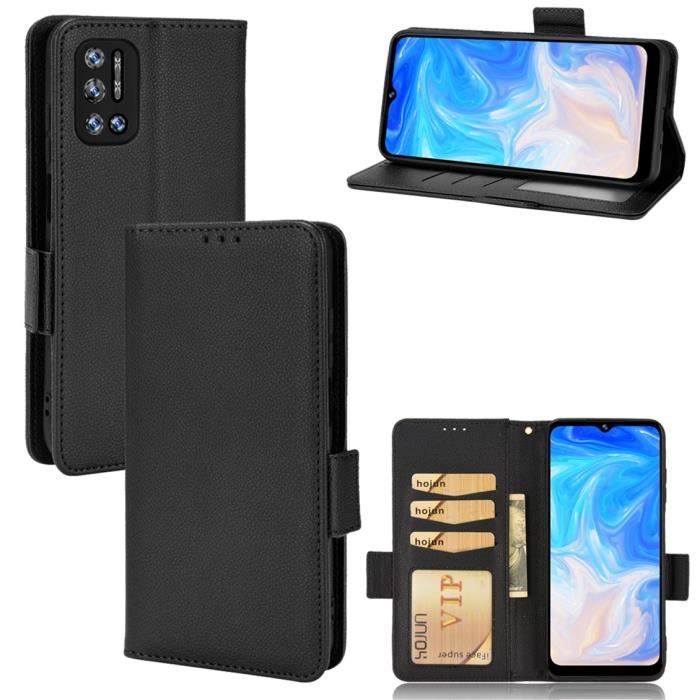 Pour DOOGEE N40 Pro Housse Téléphone Flip en PU Cuir Etui DOOGEE N40 ...