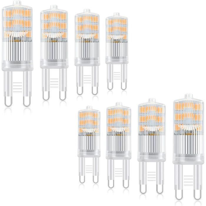 Ampoule Led G9, 3W 300Lm Ampoule Led G9 Lampe, 30W Halogène Lumière ...