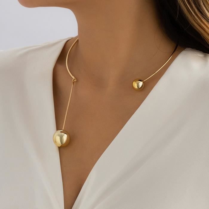 Chaine De Cou Vendue Seule CRAZE DYLI7 Couples de perles pour les ...