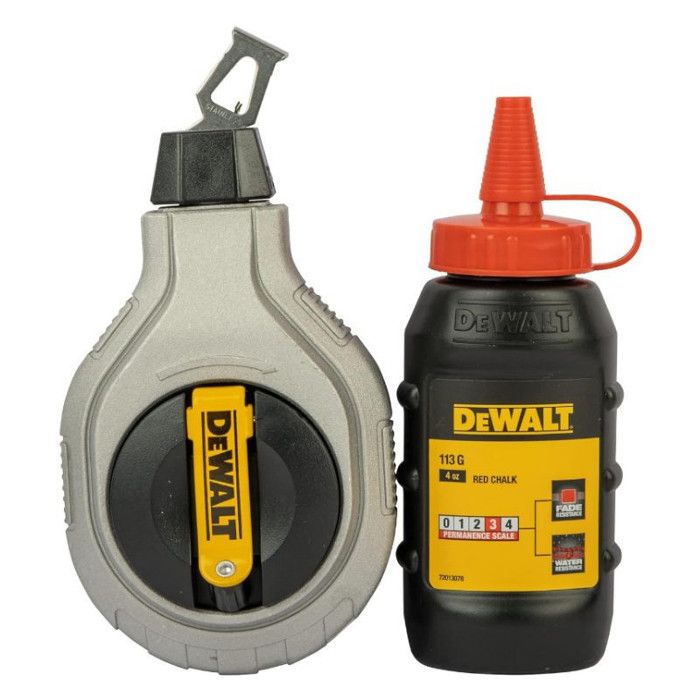 Cordeau à frapper - DEWALT - DWHT47408-0 - 30m - Craie rouge ...