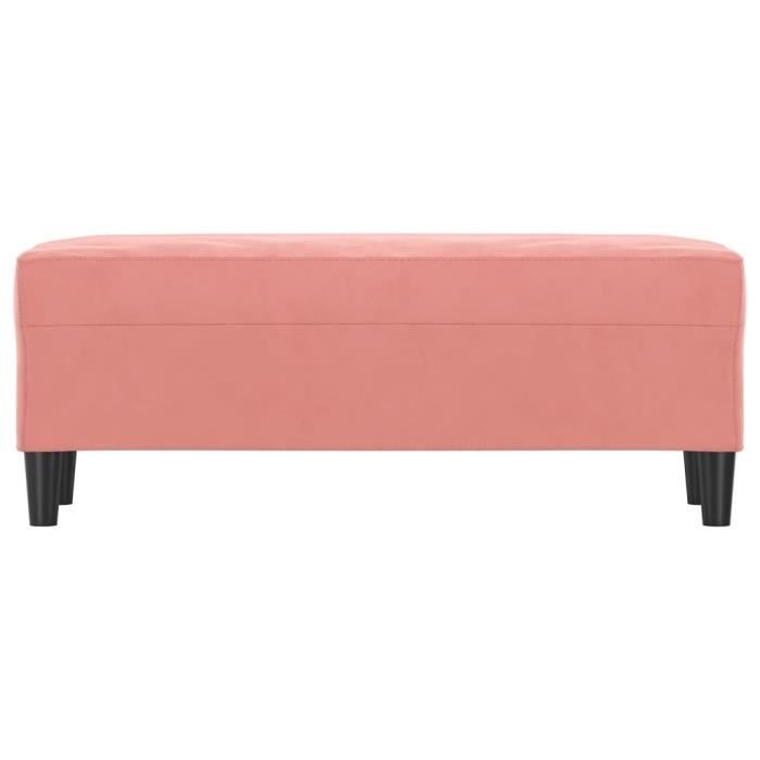 Drfeify Banc Rose 100x35x41 cm Velours TA188 - Cdiscount Maison