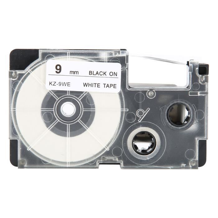 WEI bande d'étiqueteuse Cartouche de ruban 9mm pour imprimante Casio ...
